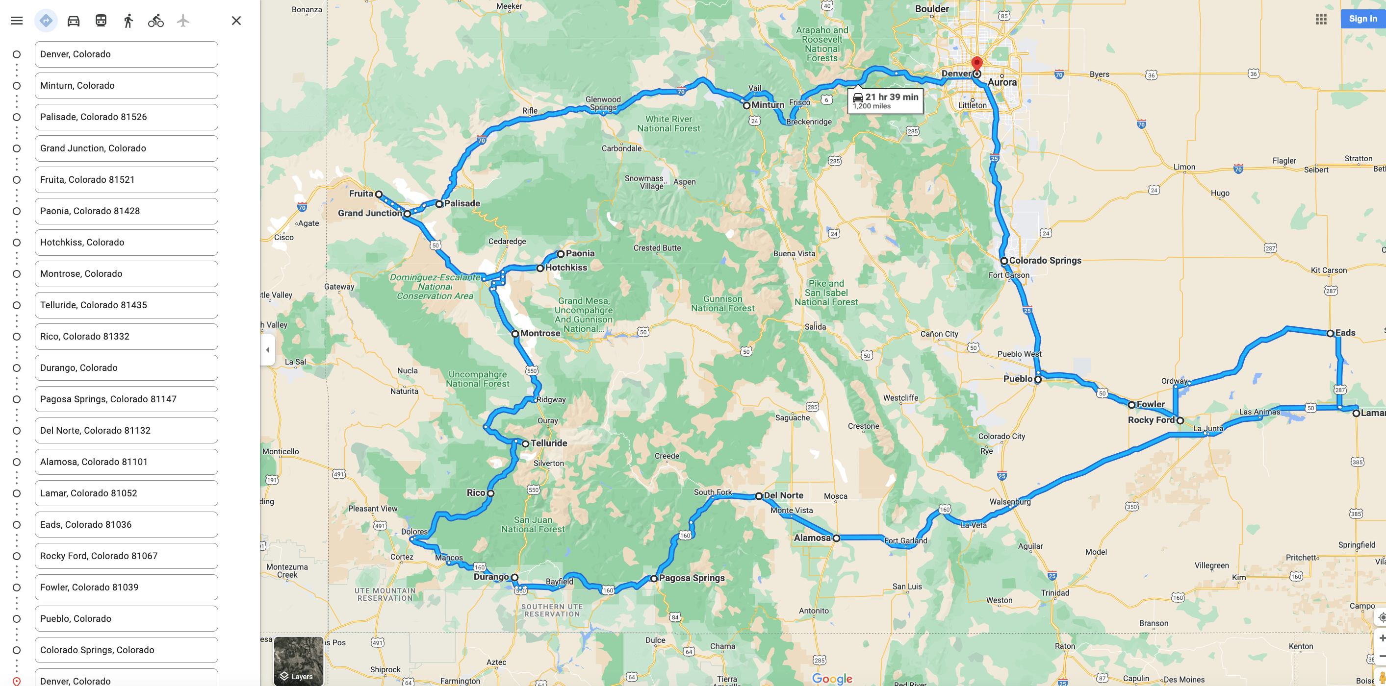 TME Road Trip 2022 map | The Modern Eater Network